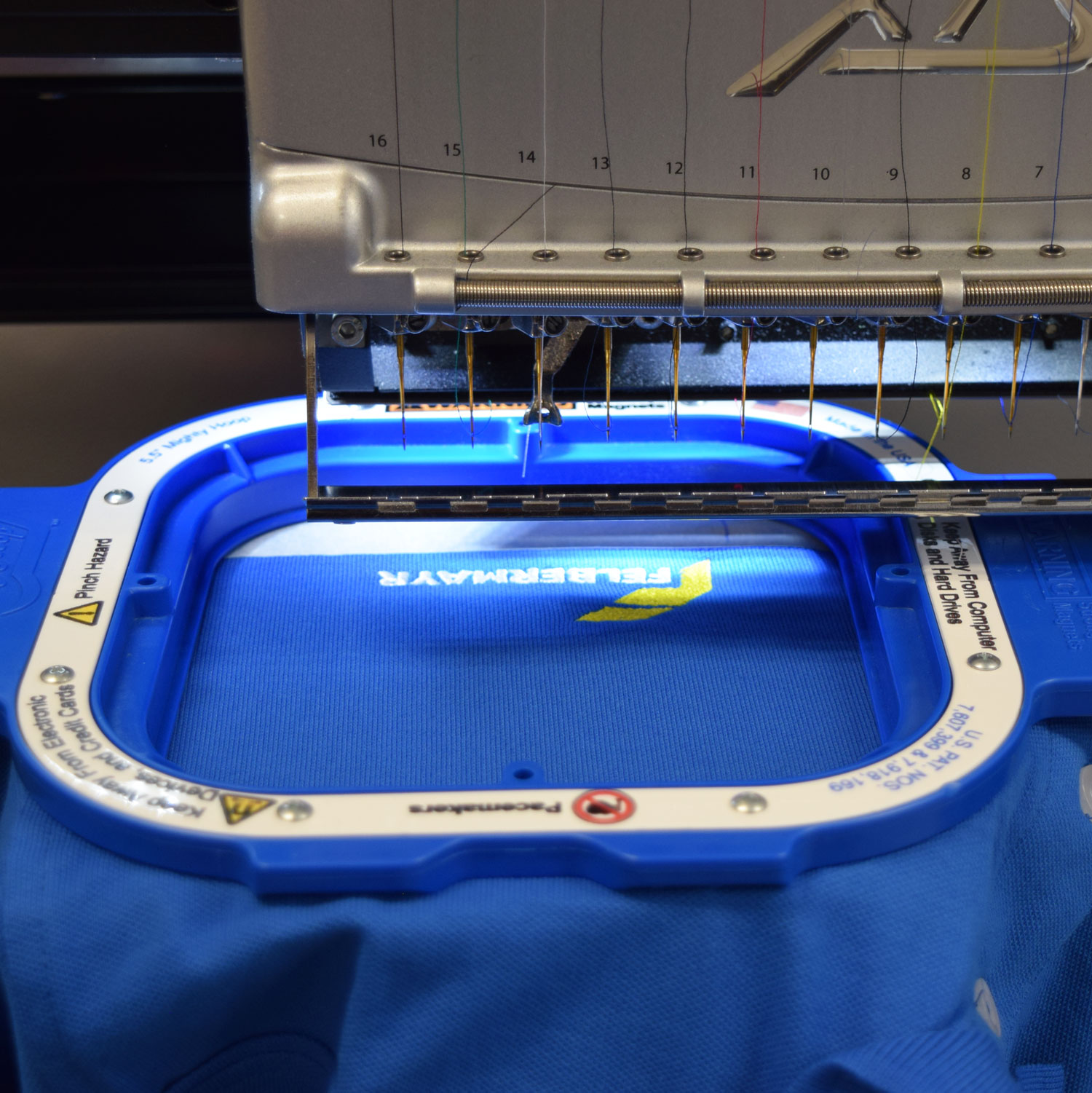 Textile embroidery for promotional textiles & workwear - ebets
